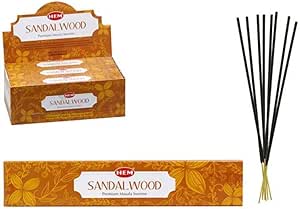 HEM HEM Masala Perfumed Incenses - Sandalwood 15 g: Incense: Amazon.com.au