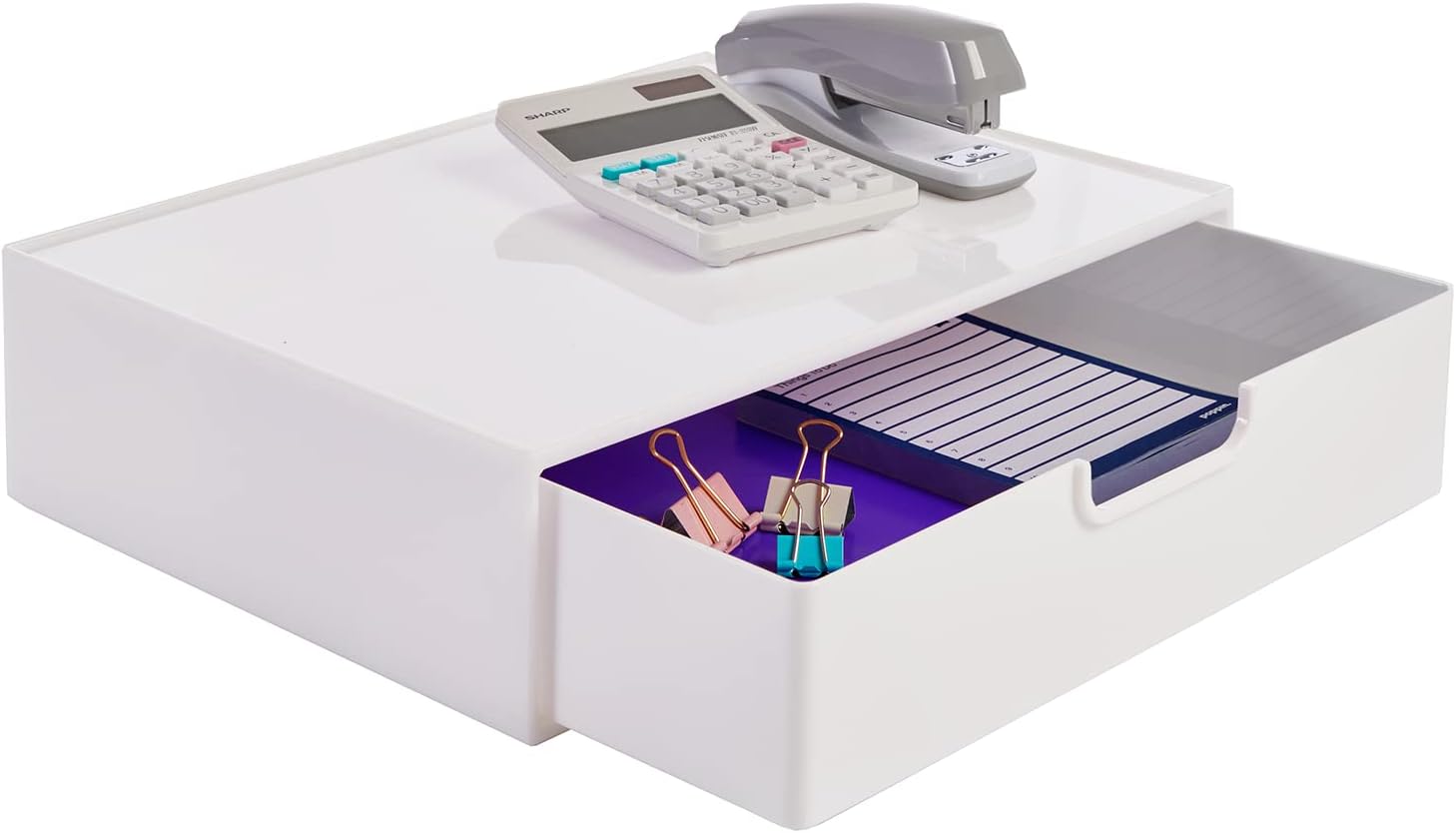 Amazon.com: MUJI B7S7032 Storage Case, 1 Drawer, White/Grey ...