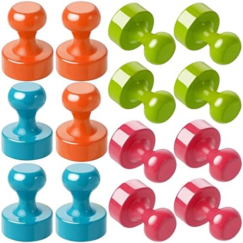 Amazon.com: LOVIMAG Push Pin Magnets, 120 Pack 8 Colors Refrigerator ...