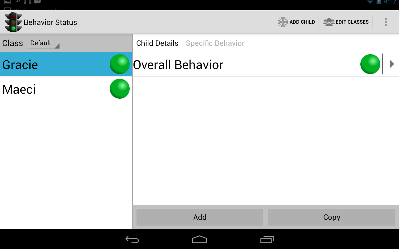 Behavior Status - App on the Amazon Appstore