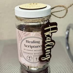Amazon.com: Healing Scripture & Biblical Affirmation Bundle, Wooden ...