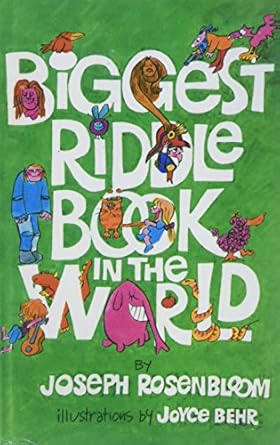 Biggest Riddle Book in the World: Joseph Rosenbloom: 9781439587263 ...