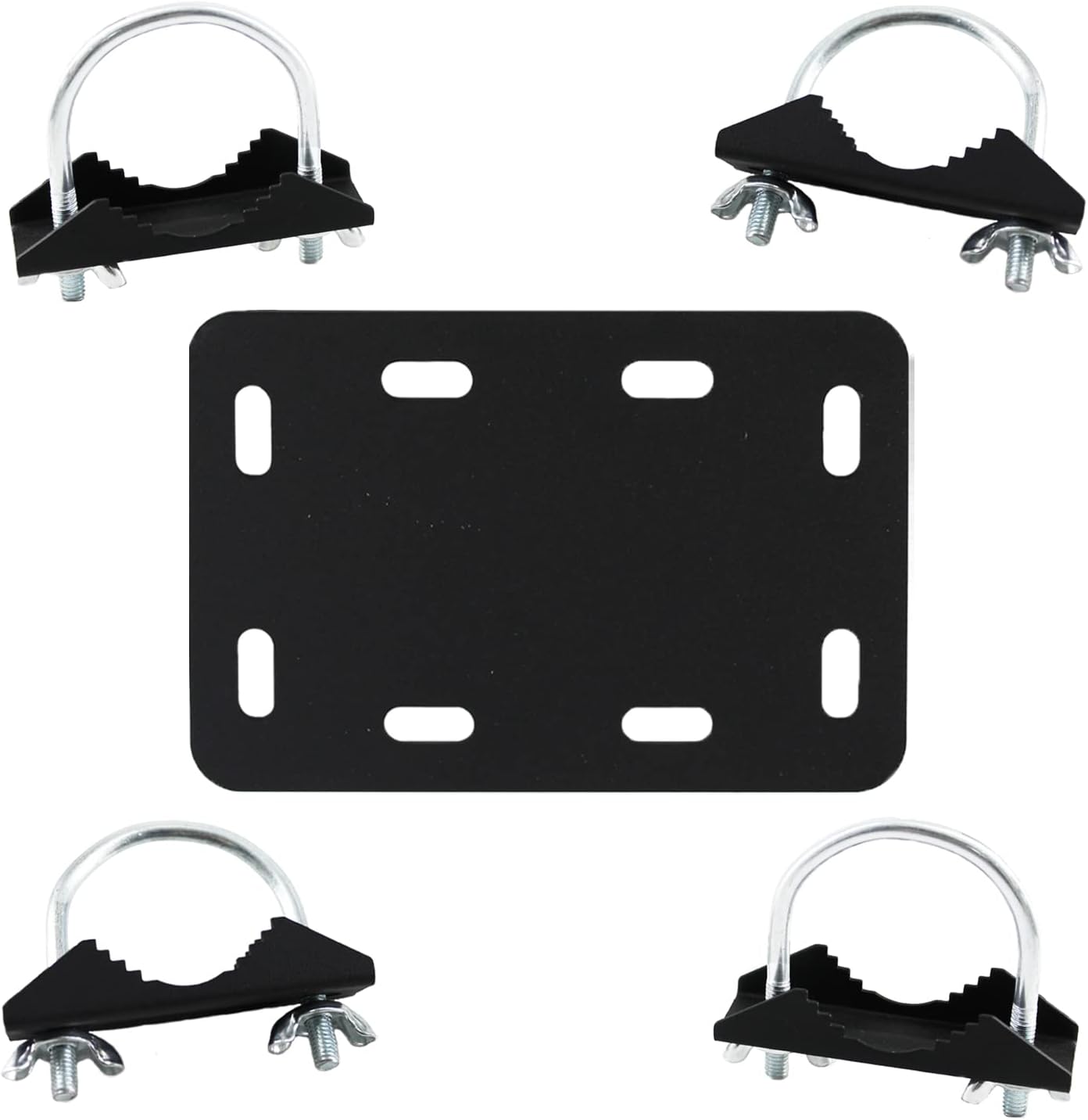 Amazon.com: KSWLOR Antenna Mast Crossover Bracket Kit for 1"-2" Pipes ...