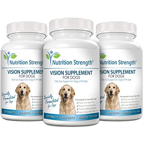 Nutrition Strength Eye Care for Dogs Daily Vision Supplement with ...