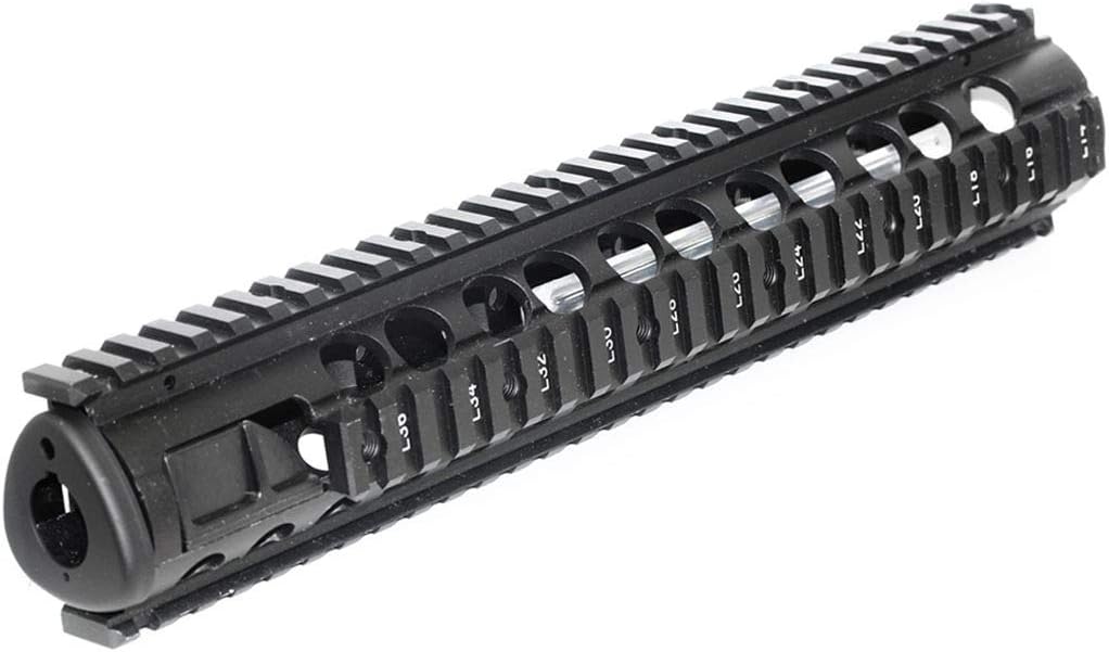 Airsoft Softair CYMA 295mm CNC Aluminum M5 RAS Rail System Handguard ...