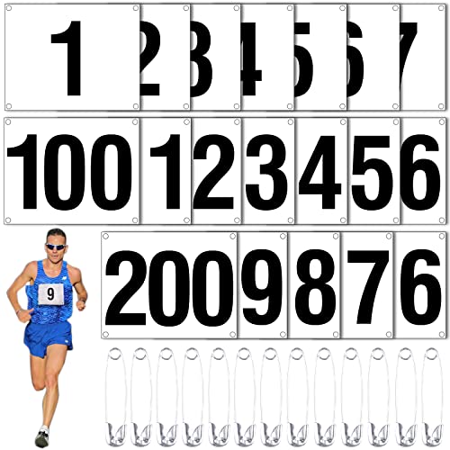 Snapklik.com : TRIWONDER Tyvek Running Bib Competitor Numbers