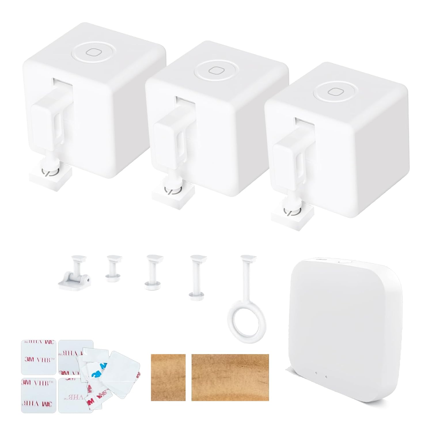 Amazon.com: MOES Smart Fingerbot 3 Packs with 1 Tuya Bluetooth Hub and ...