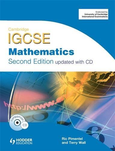 Cambridge IGCSE Mathematics, 2nd edition: Pimentel, Ric: 9781444123159 ...
