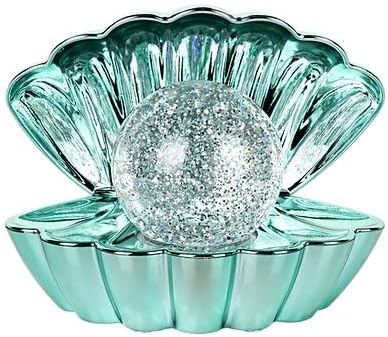 Sea Shell Lamp Pearl Metallic Mint Night Mood Light Clam LED Colour ...