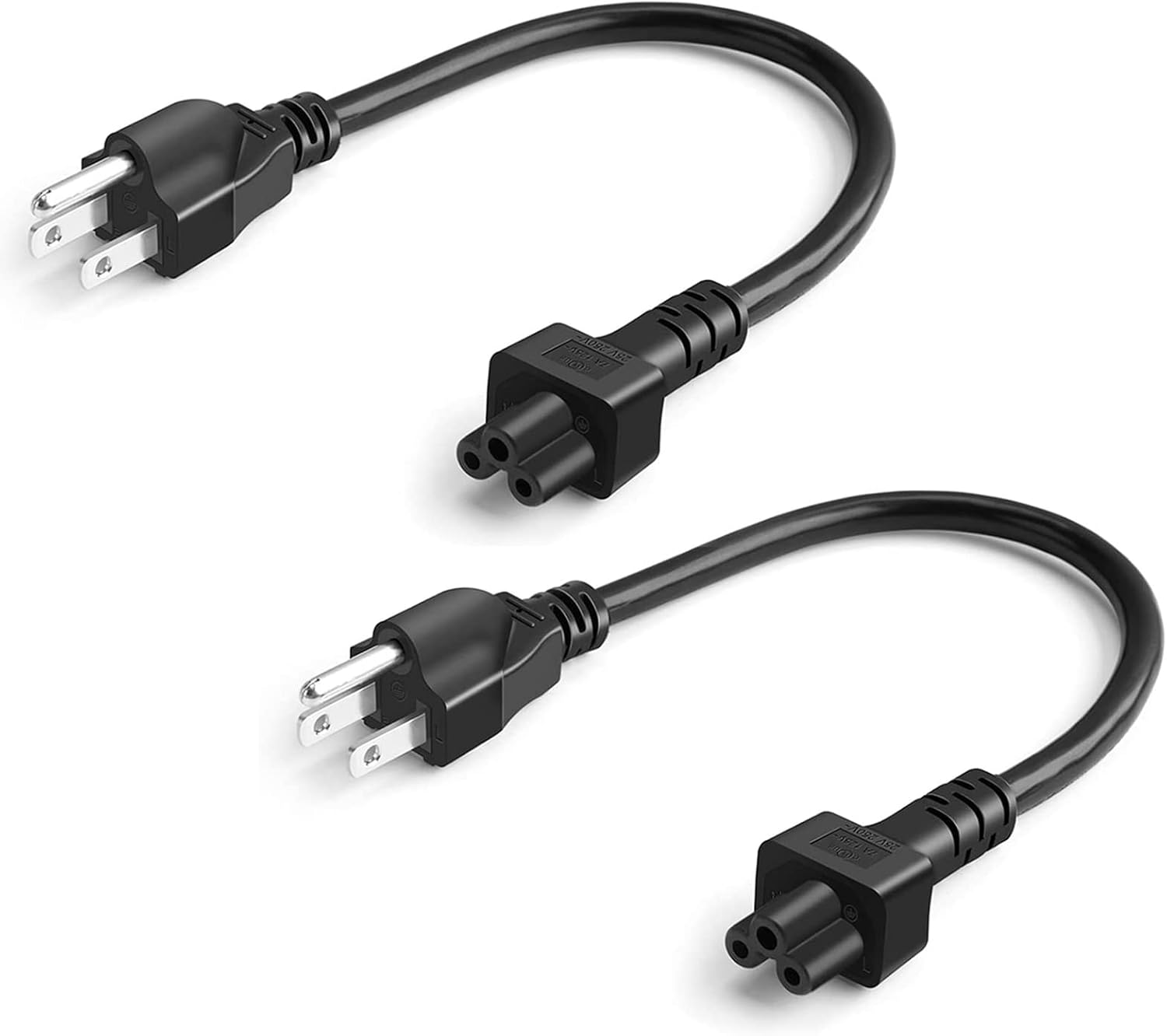Amazon.com: 3 Prong AC Power Cord [2-Pack], UL Listed CableCreation 1 ...