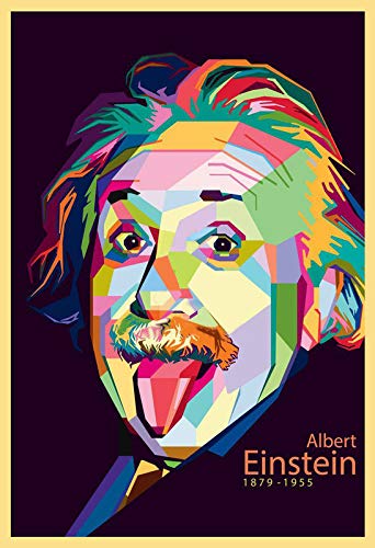 DivineDesigns™ Albert Einstein Rolled Poster (Size :- 13 X 19 inch ...