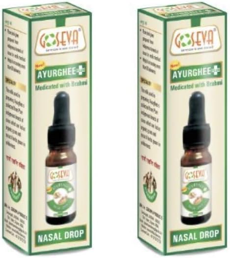 Amazon.com: GOSEVA Ghee Nasal Drops (10ml) - Pack of 2 : Health & Household