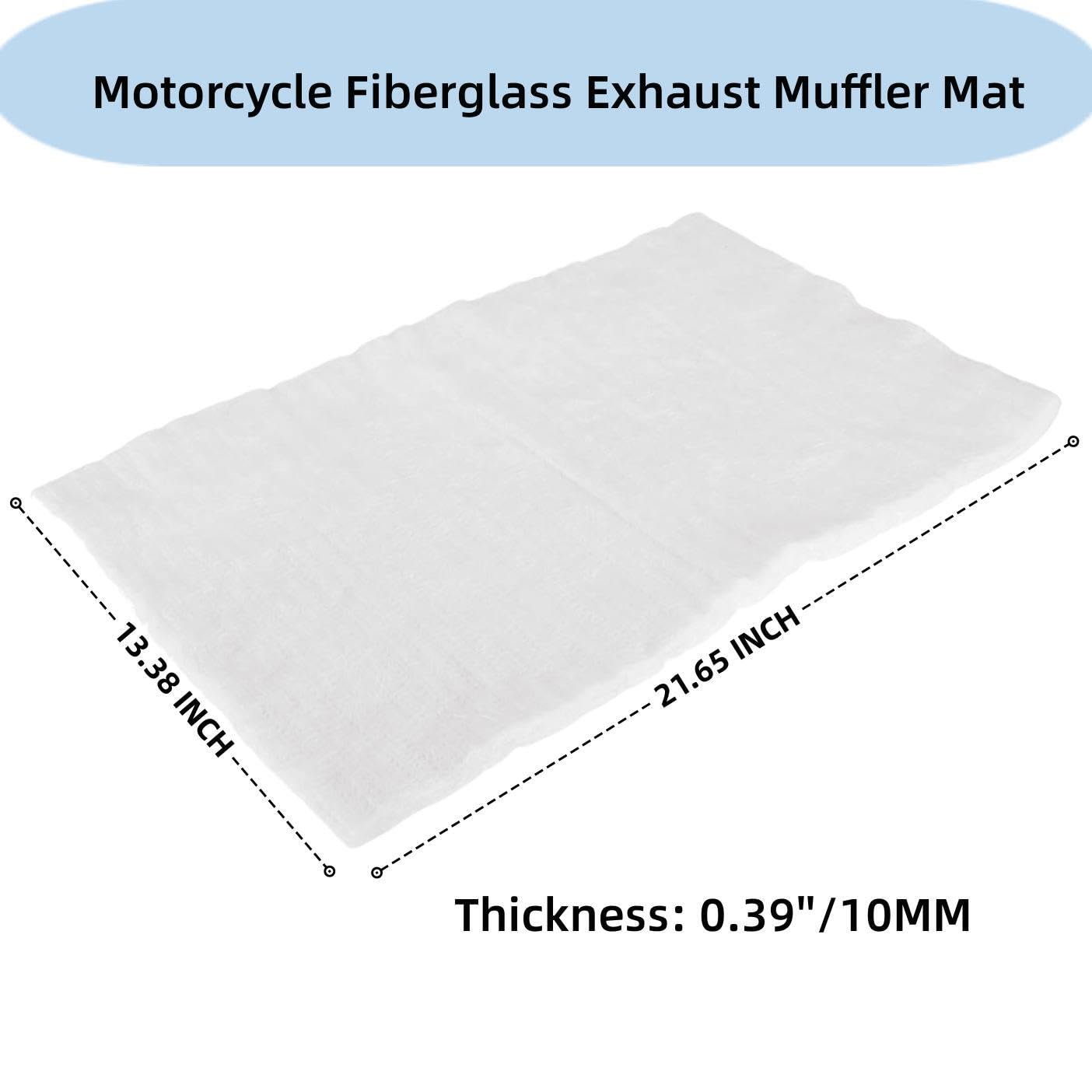 Snapklik.com : Motorcycle Fiberglass Exhaust Muffler Mat Packing For 2 ...