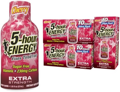 Amazon.com : 5-Hour Energy Extra Strength Shots Tidal Twist Flavor, 24 ...