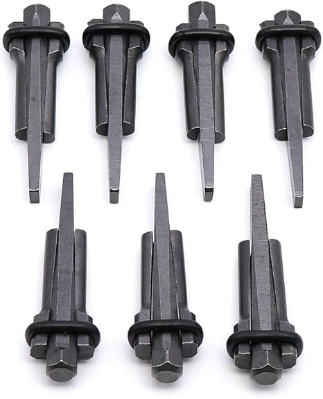 7 Set Steinspalter Keil Metall Plug Rock Splitter Manuelles ...