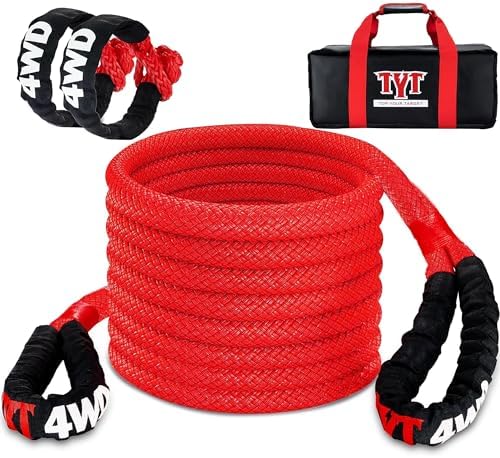 Amazon.com: X Monster Kinetic Recovery Tow Rope 1" x 30' (MBS 36,800 ...