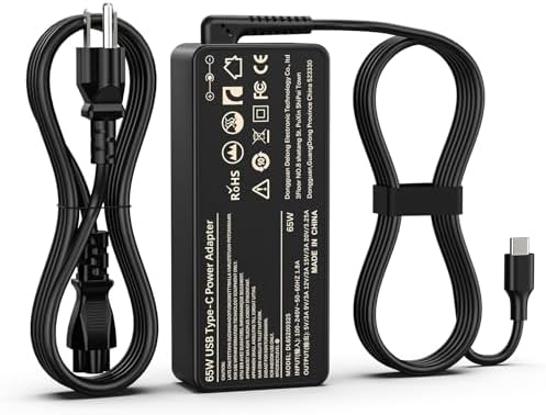 Amazon.com: Charger Fit for Lenovo, USB C Connector, Compatible with ...