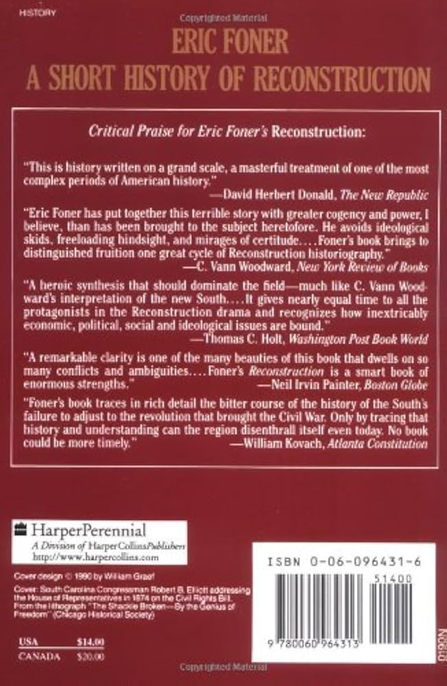 Congressional Reconstruction Quotes A Short History Of Reconstruction,