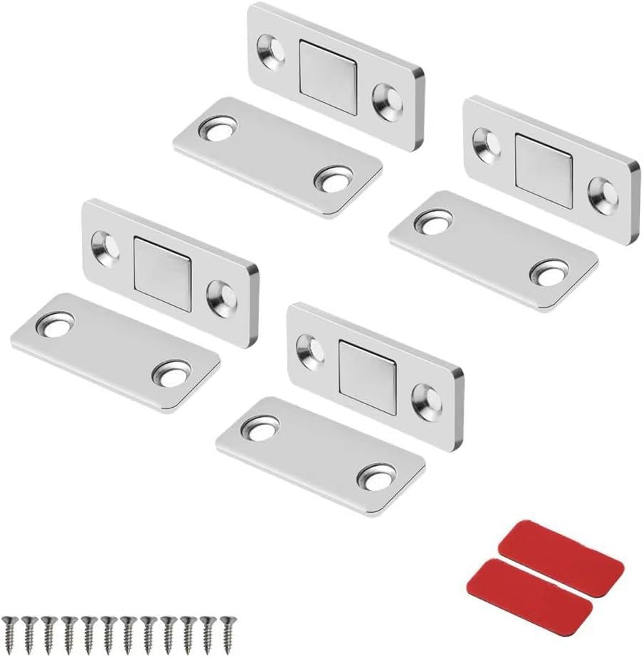Star-wood Magnetic Door Catch Ultra Thin Cabinet Magnets Stainless ...