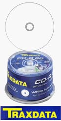 Traxdata CD-R 80 MIN - Lote de 50 Unidades : Amazon.es: Informática
