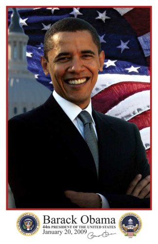 Pop Culture Graphics Barack Obama - 11 x 17-2009 Inaugural Portrait ...