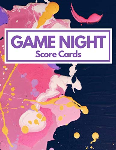 Game Night Score Cards: Game Night Score Board. Universal Score Sheets ...