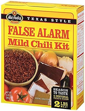 Amazon.com : Wick Fowler's 2-Alarm Chili Kit, Texas Style Chili ...
