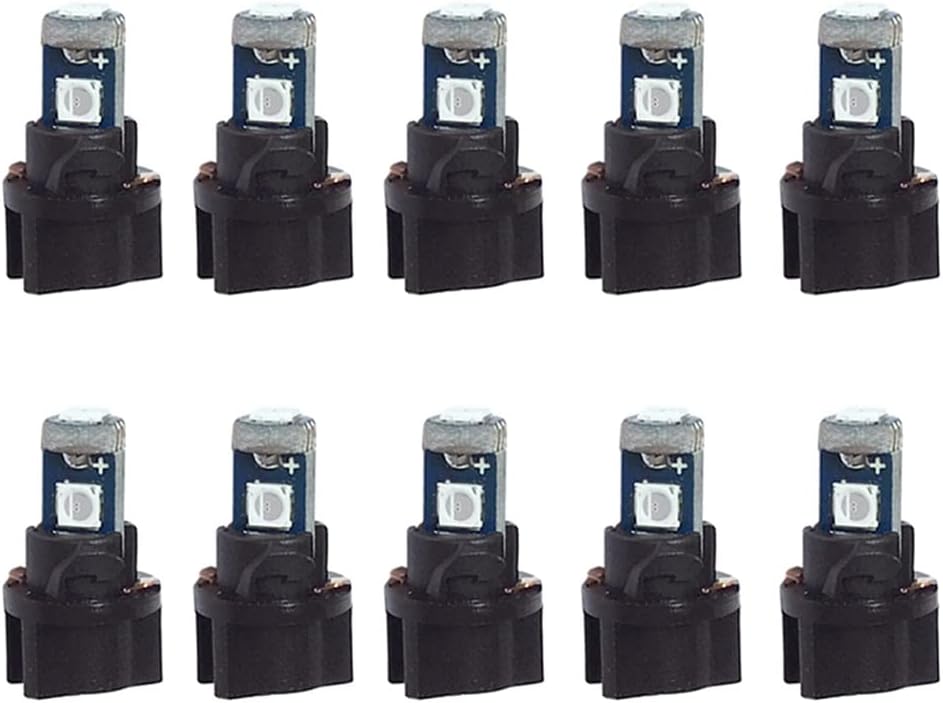 Amazon.com: BlyilyB 10-Pack Blue T5 2721 37 74 Wedge Led Bulb PC74 ...