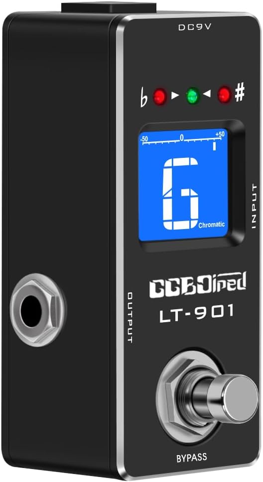 Amazon.com: Monoprice Chromatic Pedal Tuner - Black, Normal & True ...
