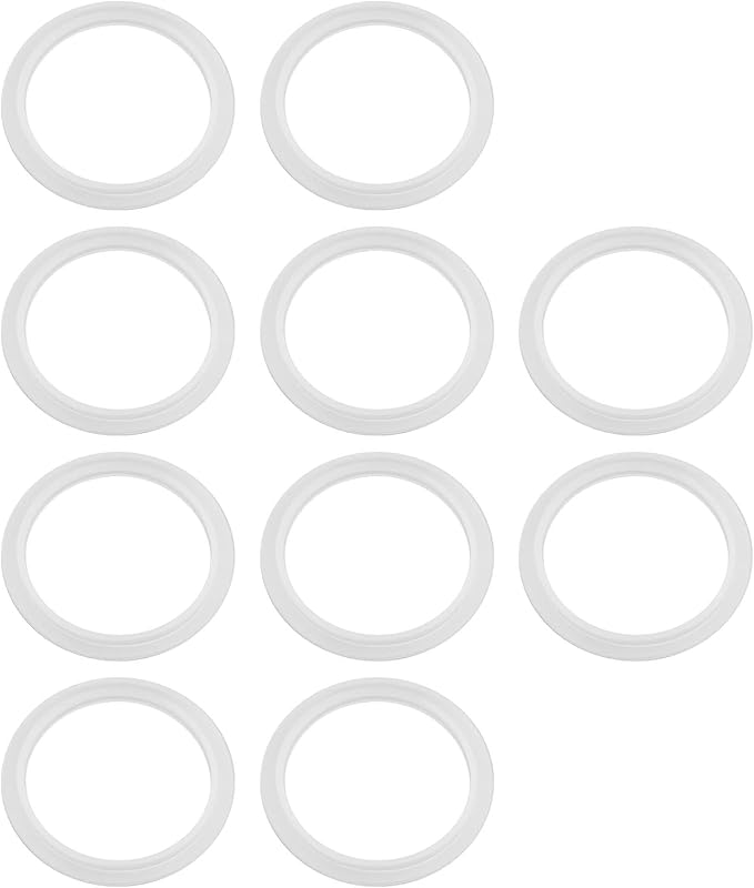 eMagTech 10PCS O-Rings Bath Plug Seal Ring Transparent Silicone Sealing ...