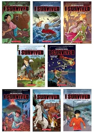 I Survived Graphix Series 10 Books Set (Book 1 - Book 10) : Lauren ...