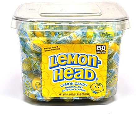 Amazon.com : Lemonheads 150 Count Container - 1 Unit : Grocery ...