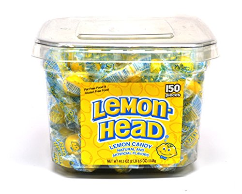 Amazon.com : Lemonheads 150 Count Container - 1 Unit : Grocery ...