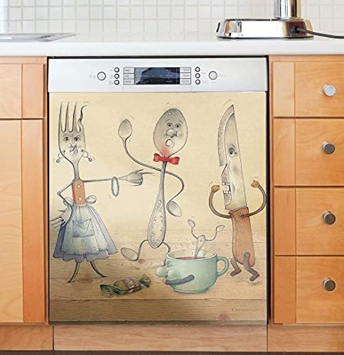 Amazon.com - Sunflower Magnetic Dishwasher Sticker, Reusable Kitchen ...