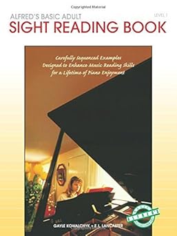 Alfred's Basic Adult Piano Course: Sight Reading Book, Level 1 (Alfred ...