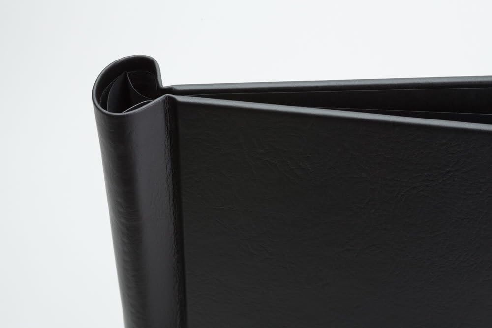 New -Black A4 Landscape Sized Soft Leather Effect Springback Binder 1 ...