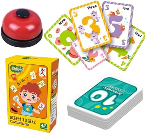Juegos De Cartas Matemáticas Para Niños - Con Campana Divertida Y ...
