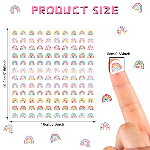 Snapklik.com : 3000 Pcs Rainbows Stickers For Kids Boho Small Rainbows ...