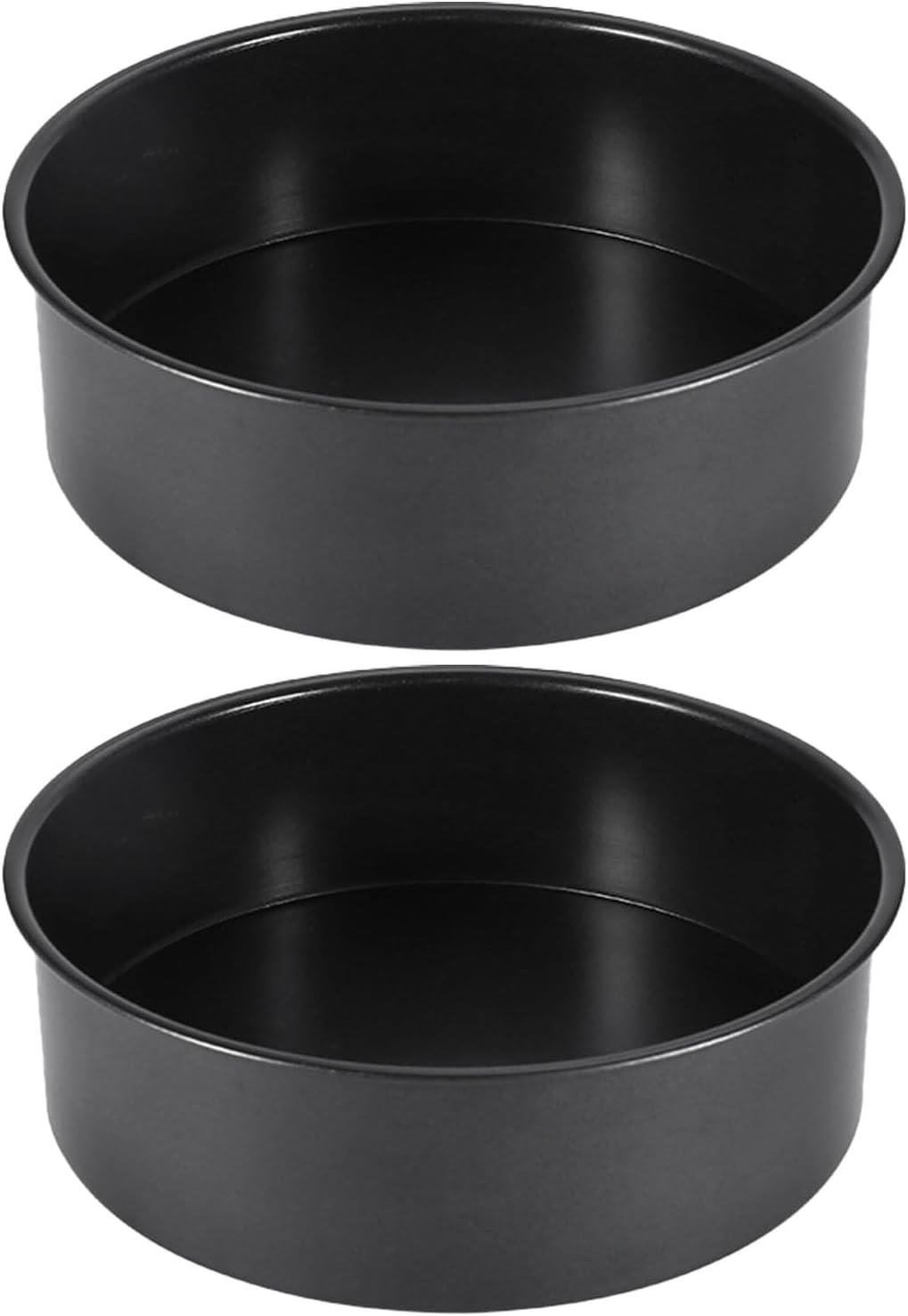 Amazon.com: TILZIKA 8 Inch Round Cake Pans, Set of 2 Deep Straight ...