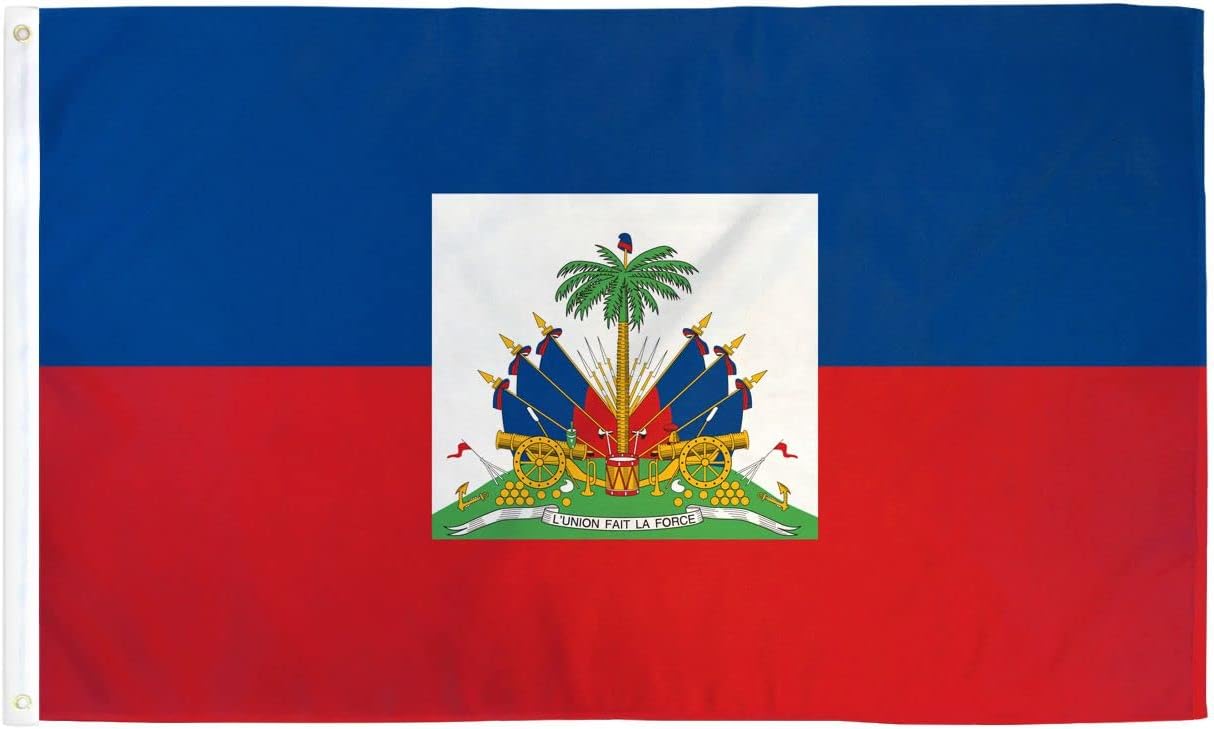 Amazon.com : Flag of Haiti drapeau d'Haïti drapo Ayiti National Flag ...