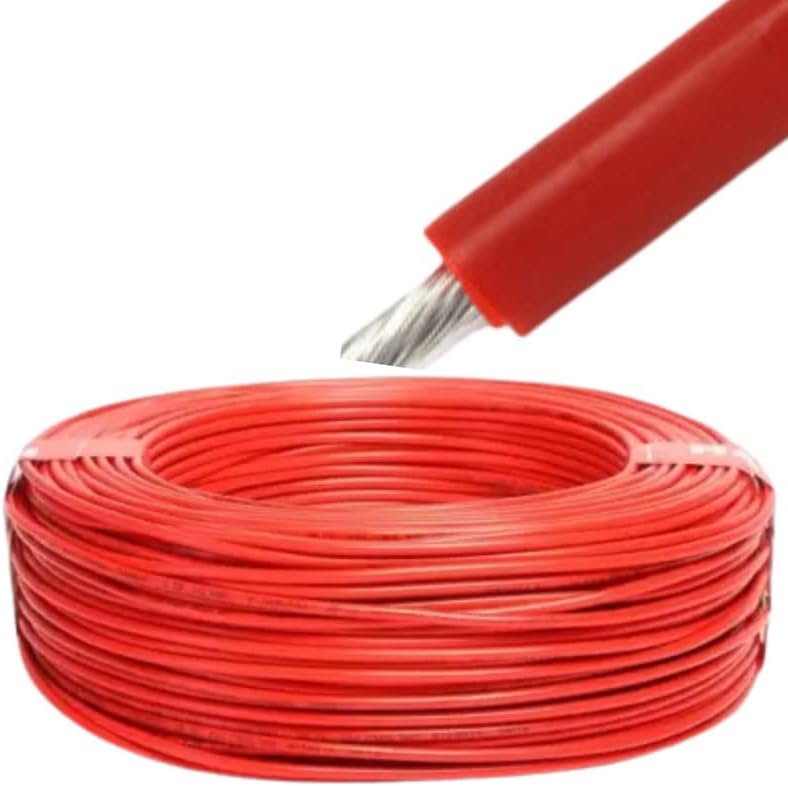 Elevea 𝟏𝟓 𝐘𝐞𝐚𝐫𝐬 𝐆𝐮𝐚𝐫𝐚𝐧𝐭𝐞𝐞 Copper 0.50MM Silicon Wire, 90Mtr Electric ...