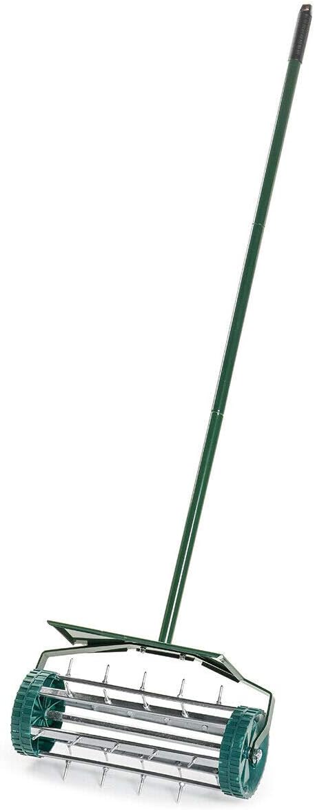 Amazon.com : WUPYI Lawn Aerator Roller,Heavy Duty Rolling Lawn Aerator ...