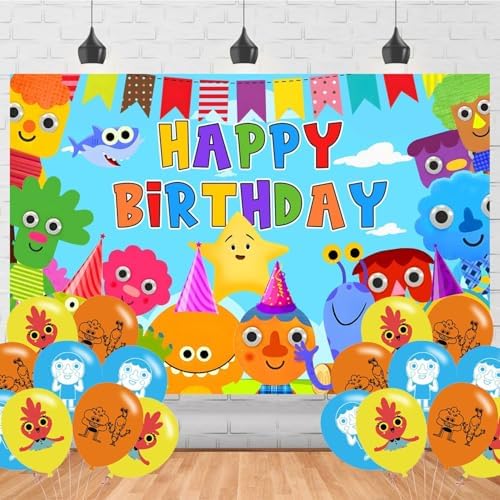 Amazon.com : Super Simple Songs Birthday Party Decoration,Super Songs ...