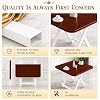 Foldable Multipurpose Square Table with Durable Powder Coated Ideal for ...
