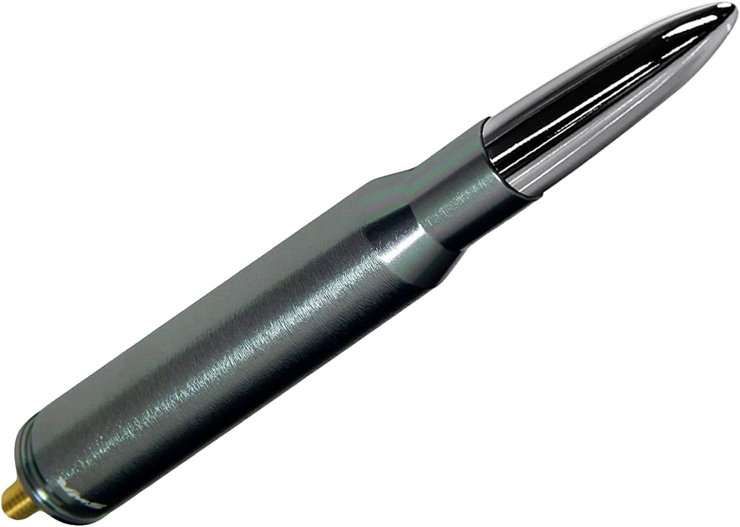 Amazon.com: VMS RACING 50 Cal Caliber Gunmetal Chrome TIP Bullet ...