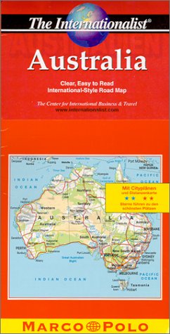 Road Map of Australia. Easy to Read Maps for Safe and Enjoyable Travel ...