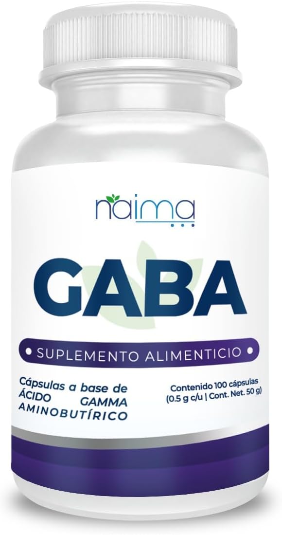 Gaba 500mg - 100 Capsulas. Ácido Gamma Aminobutírico - Pure Gaba ...