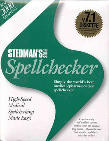 Stedman's Plus Spellchecker Version 7.0: Stedman's: 9780781722766 ...
