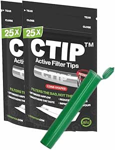25-200 pieces CTIP activated carbon filter diameter 6-7 mm conical ...