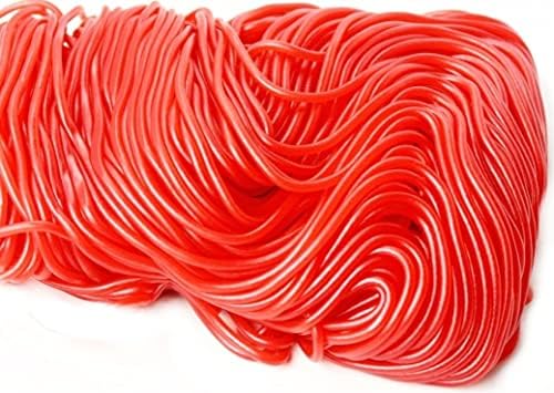 Amazon.com : Kervan Candy Bebeto Strawberry Licorice Laces - Red ...